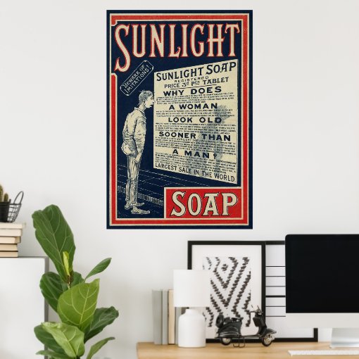 Vintage Soap Advertisement Poster | Zazzle