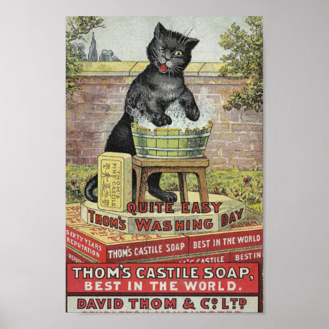 Vintage Soap Advertising Poster | Zazzle