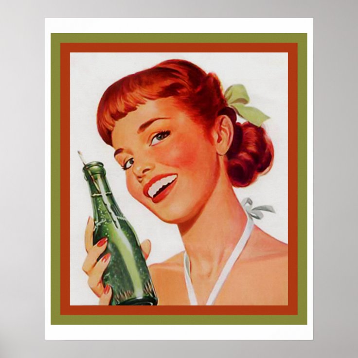 Vintage Soda Advertisement Poster | Zazzle