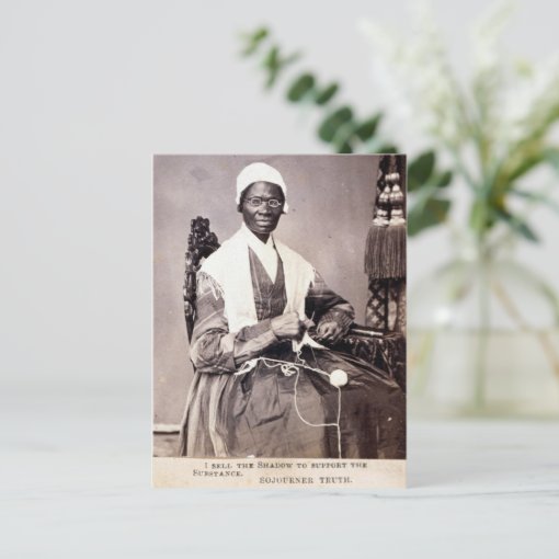 Vintage Sojourner Truth Portrait Postcard | Zazzle