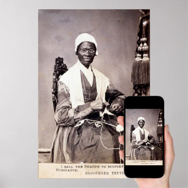 Vintage Sojourner Truth Portrait Poster | Zazzle