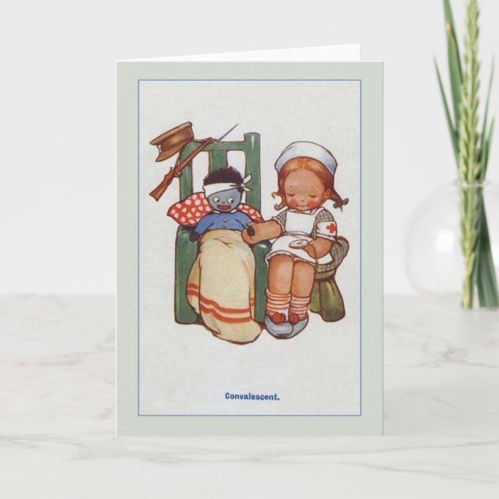 Vintage Soldier Get Well Card | Zazzle.com