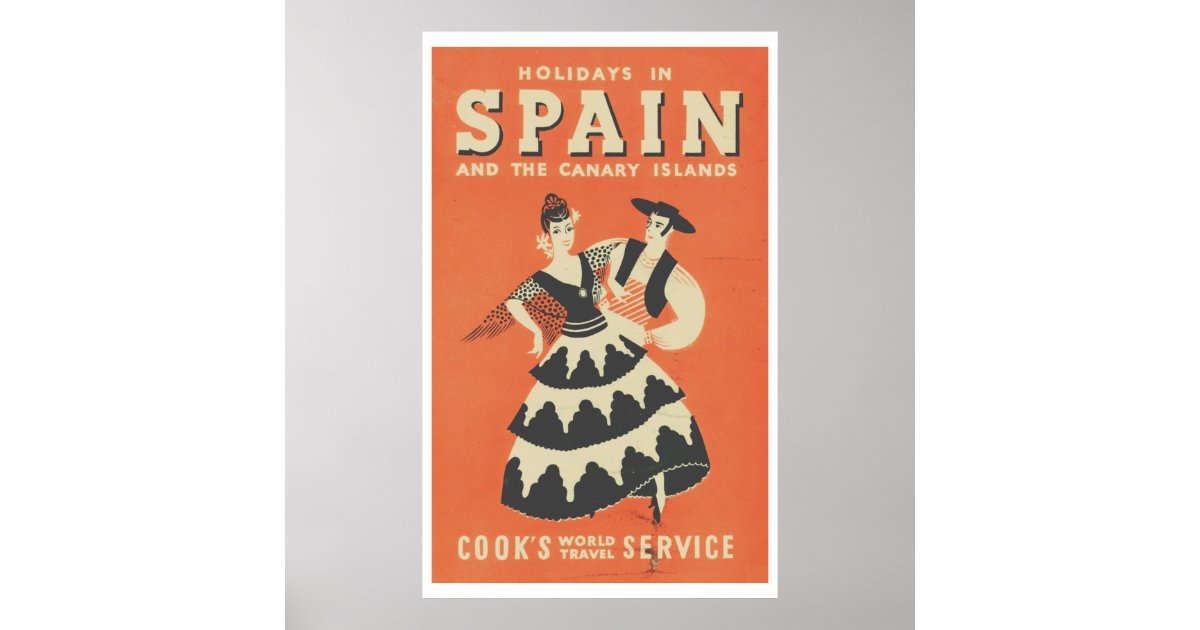 Vintage Spanish Travel Poster | Zazzle