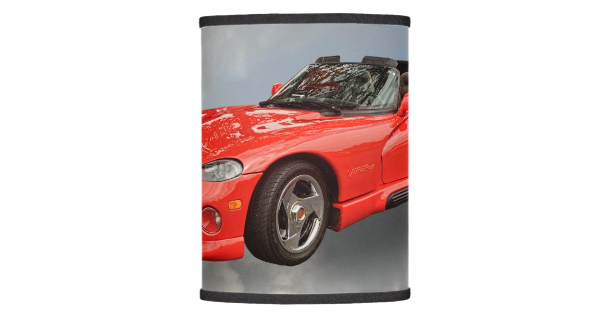 VINTAGE SPORTS CAR LAMP SHADE | Zazzle