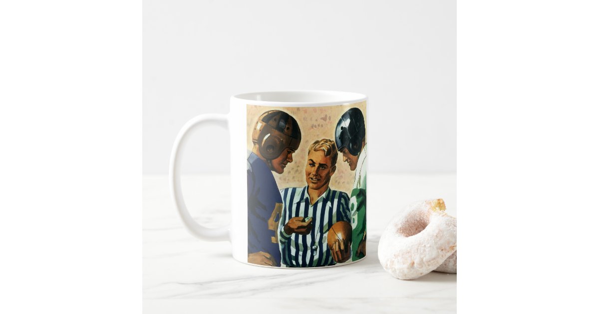 Vintage Sports, Football Referee Coin Toss Coffee Mug | Zazzle