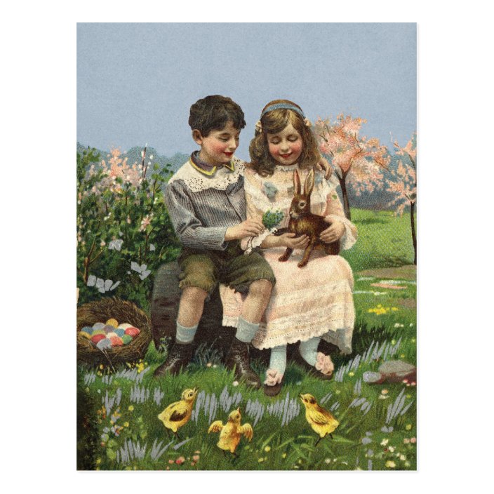 Vintage Spring Postcard | Zazzle.com