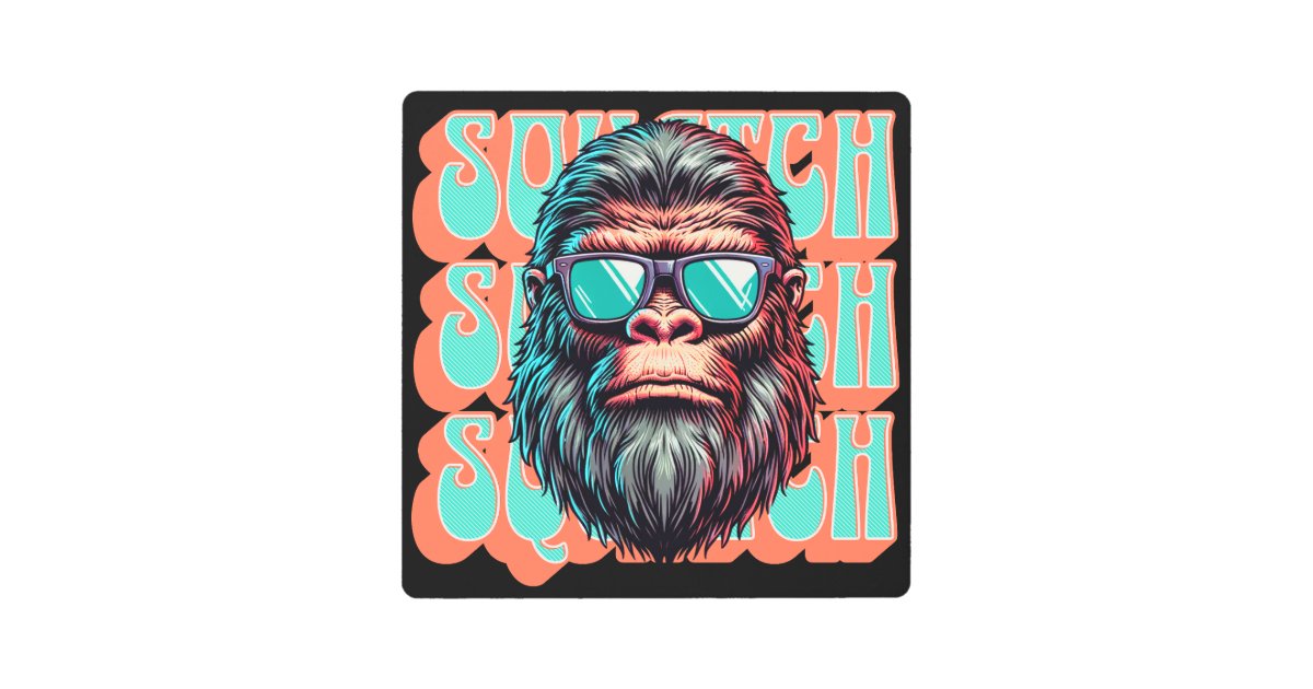 Vintage Squatch Retro Style Comic Pop Art | Zazzle
