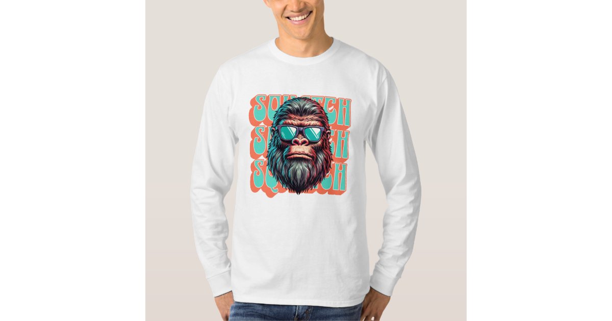 Vintage Squatch Retro Style Comic Pop Art T-Shirt | Zazzle