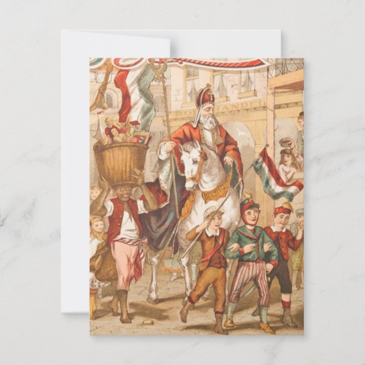 Vintage St. Nicholas Dutch St. Nick Sinterklaas | Zazzle
