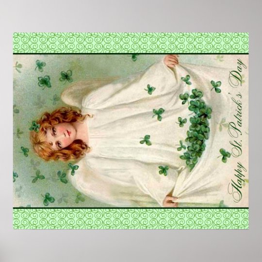 Vintage St Patrick's Day poster | Zazzle.com