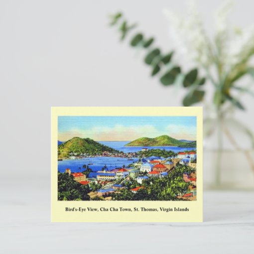 Vintage St. Thomas Virgin Islands Postcard | Zazzle