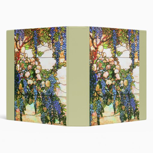 Vintage Stained Glass Binder | Zazzle