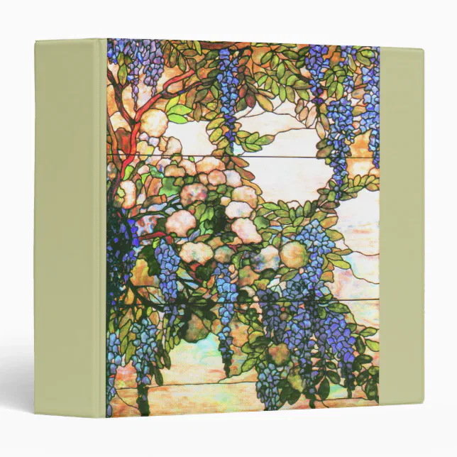 Vintage Stained Glass Binder | Zazzle