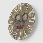 Vintage Steampunk Dirigible Airship Large Clock | Zazzle