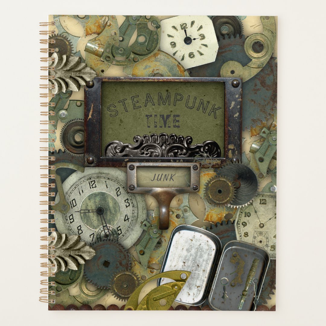 Vintage Steampunk Time Planner | Zazzle