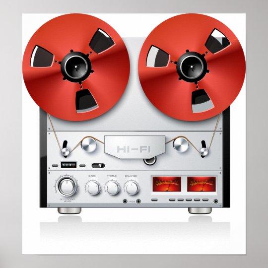 Vintage Stereo Poster | Zazzle.com