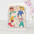 Vintage Story Book Characters Birthday Card | Zazzle