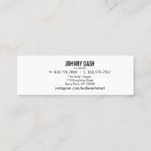 Vintage Straight Razor Mini Business Card | Zazzle