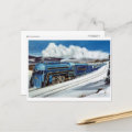 Vintage Streamline Steam Locomotive Postcard | Zazzle