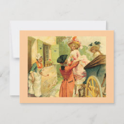 Vintage Style 18th Century Card Party Invitation | Zazzle