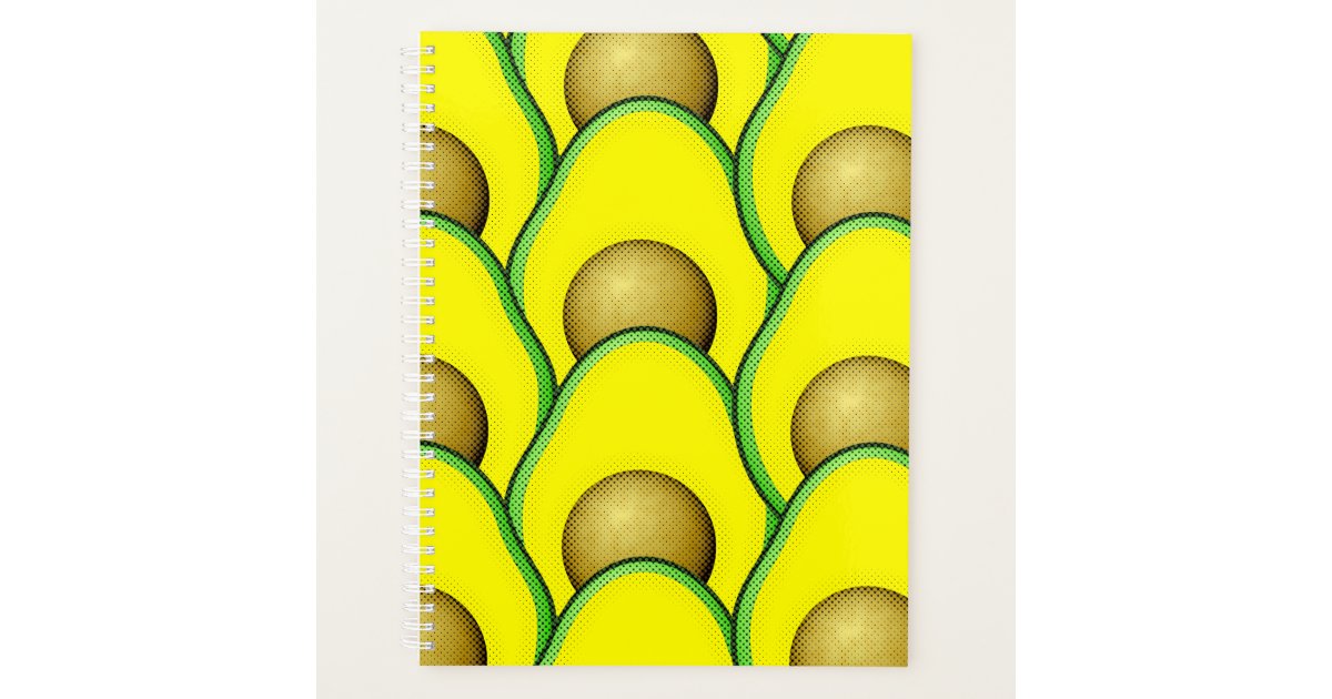 Vintage Style Avocado Drawing Planner | Zazzle