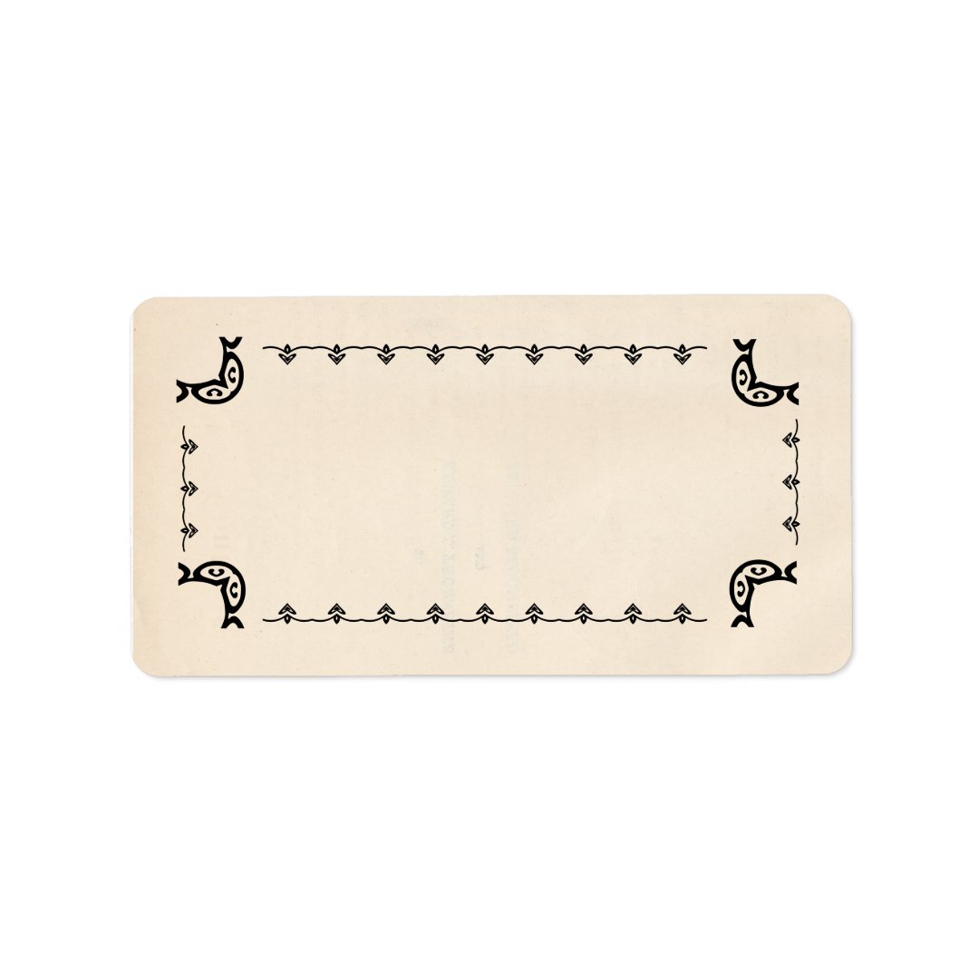 Vintage-Style Blank Herb Labels | Zazzle