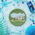 Vintage Style Camper Paper Plates | Zazzle