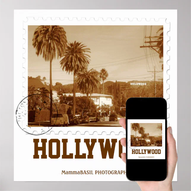 Vintage Style Hollywood Poster! Poster | Zazzle