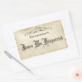 Vintage Style Old Parchment Book Name Label | Zazzle