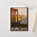 Vintage style Rome, Italy picture travel postcard | Zazzle