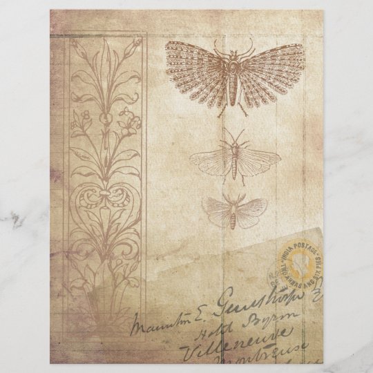 Vintage Style Scrapbook Ephemera | Zazzle.com