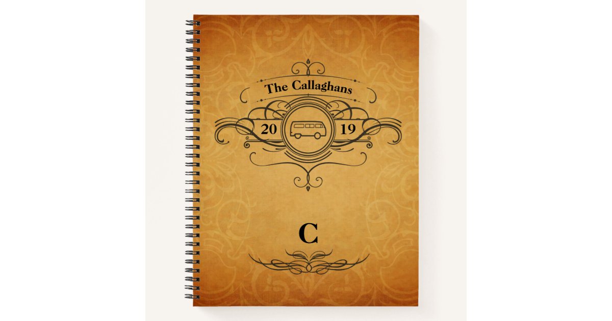 Vintage Style Van Travel Journal | Zazzle