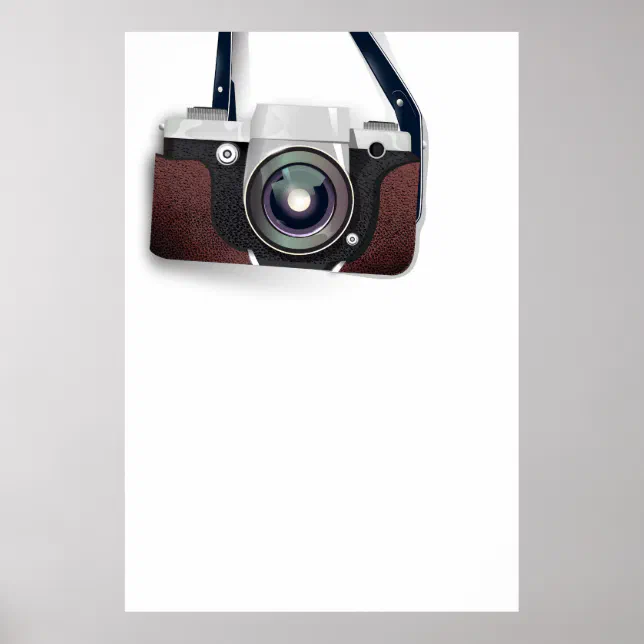 Vintage Style Vintage camera Poster | Zazzle
