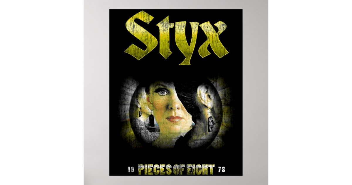 Vintage STYX Band 1978 Music Setup Official Poster | Zazzle