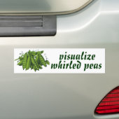 Vintage Sugar Snap Peas, Healthy Food Vegetables Bumper Sticker | Zazzle