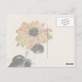 Vintage Sunflower Postcard | Zazzle