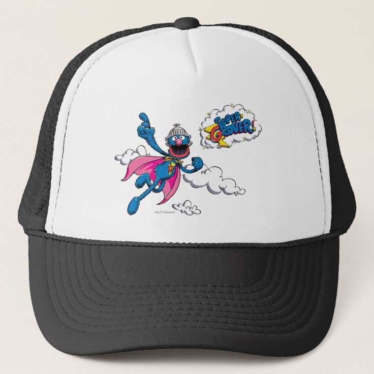 Vintage Super Grover Trucker Hat | Zazzle