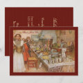 Vintage Swedish Holiday Brunch by Carl Larsson Invitation | Zazzle
