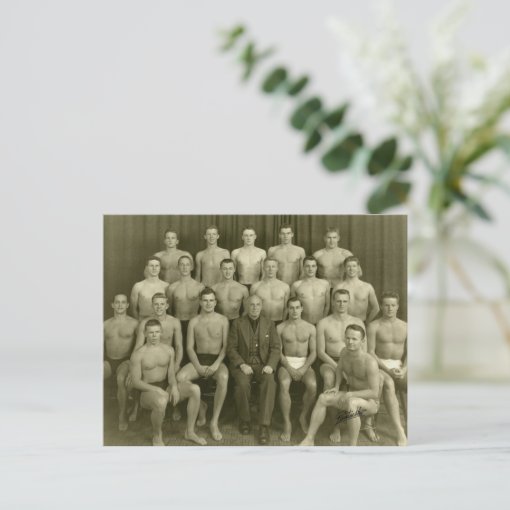 Vintage Swimmers Postcard | Zazzle