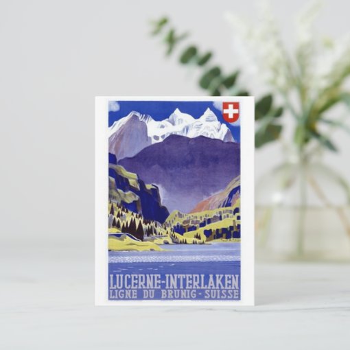 Vintage Switzerland - Postcard | Zazzle