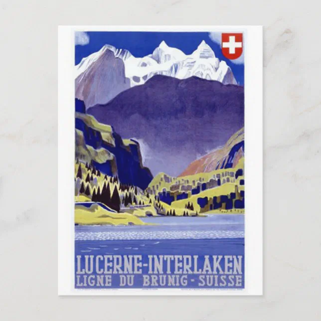 Vintage Switzerland - Postcard | Zazzle