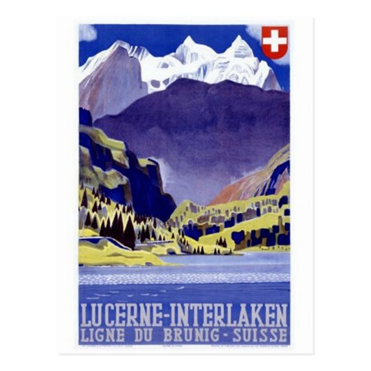 Vintage Switzerland - Postcard | Zazzle.com