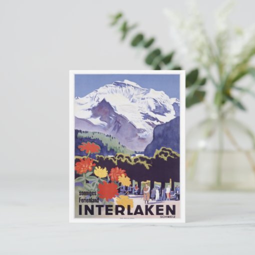 Vintage Switzerland - Postcard | Zazzle