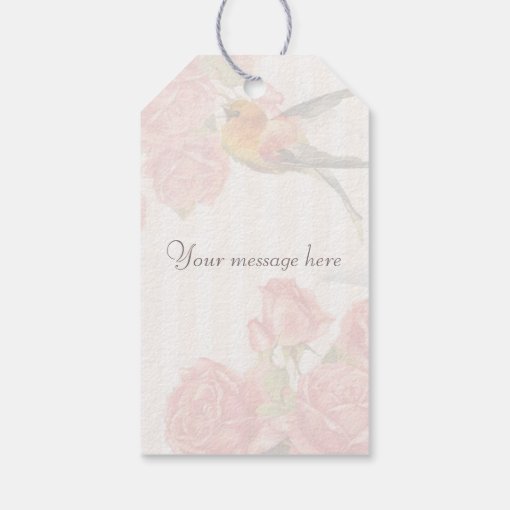 Vintage Sympathy personalized Gift Tags | Zazzle