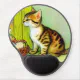 Vintage Tabby Cat Illustration Gel Mouse Pad | Zazzle