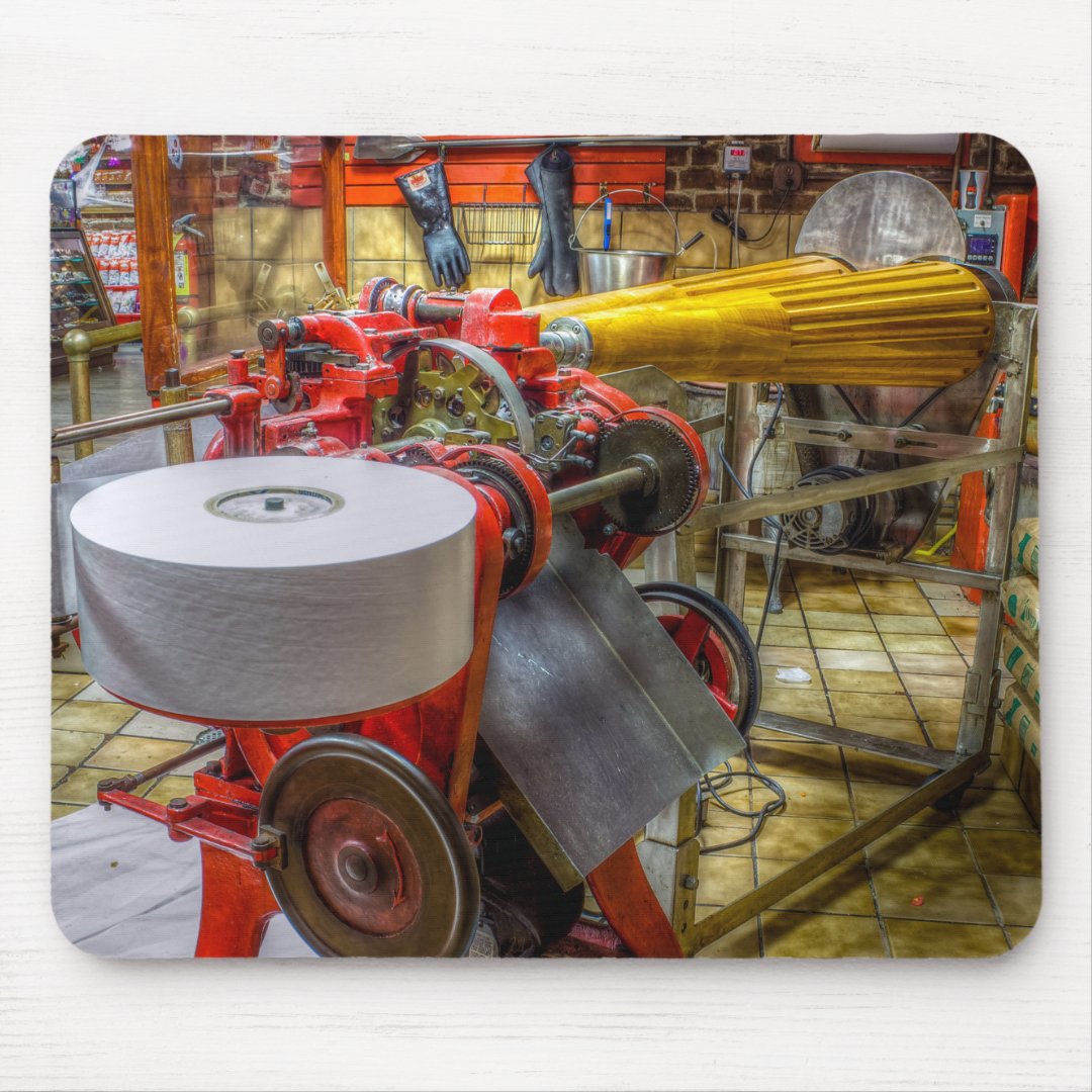 Vintage Taffy Machine Mouse Pad | Zazzle