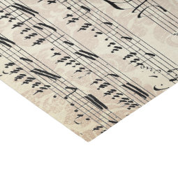 Vintage Tan Sheet Music Collage | Zazzle