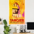 Vintage Tangier Travel Poster | Zazzle