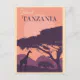 Vintage Tanzania Africa African Travel Postcard | Zazzle