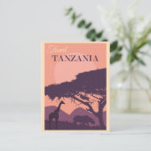 Vintage Tanzania Africa African Travel Postcard | Zazzle